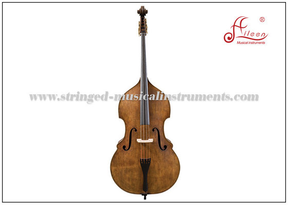 Antique Style Brown 4 String Double Bass For Professional Musicians ISO9001 / CQM / TUV