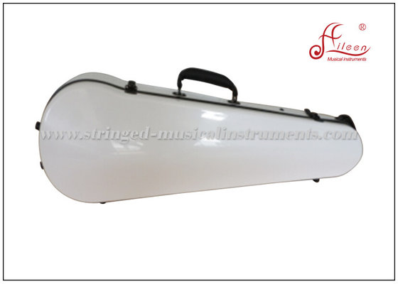 Carbon Fiber Violin Case , 4/4 3/4 Triangle Shape Velvet Interior Hard Violin Case