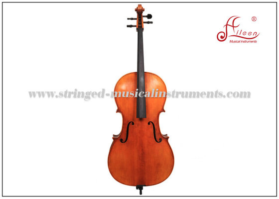 4/4 Music Instruments Cello , High Quality Cello With Ebony Parts Spruce Top Flamed Maple Back