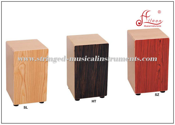 Matt Finish Cajon Wooden Hand Drum Percussion Musical Instruments 30 * 29 * 50 cm