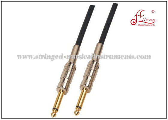 OD 6 mm Electric Guitar Cable , Conductive PE 1/4" TS Guitar To Computer Cable