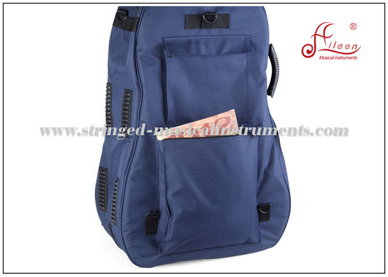 4/4 - 1/2 Nylon Oxford Exterior Foam Cello Bag With Three Handles