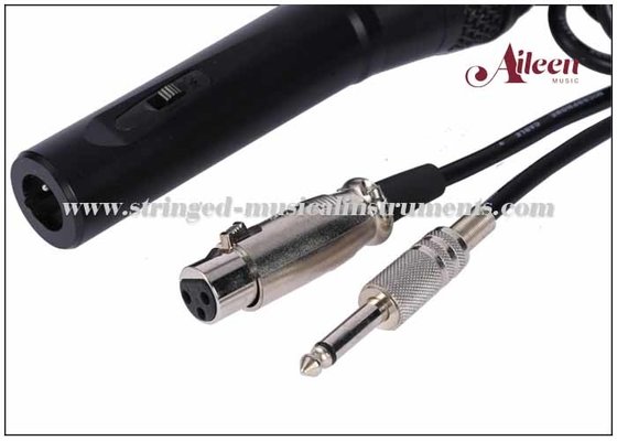 Audio Portable Pa System 4 Meter Cable Length 50HZ - 15KHZ Frequency Respond Microphone