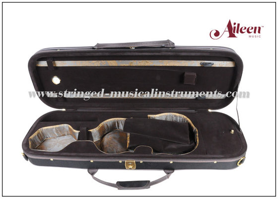 Quality Oxford / Twill Exterior Hard Violin Case With Music Pocket And Subway Strap Violin Case