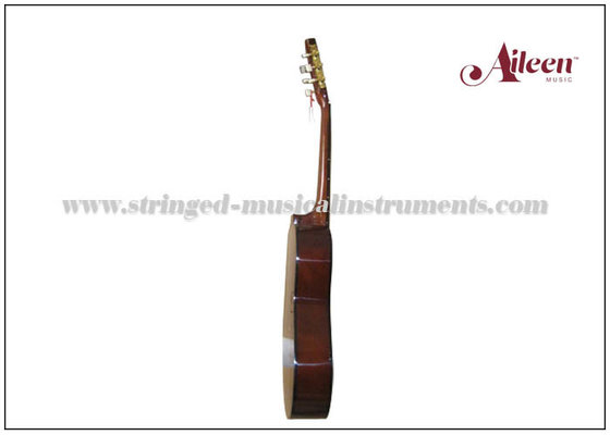 38" Linden Top Maple Fingerboard , Mahogany Best Handmade 650mm Classical Guitar
