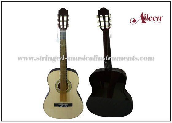 36" Beginner Linden Plywood Maple , Single black painted Classical Guitar