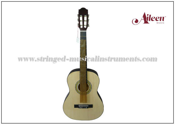 36" Beginner Linden Plywood Maple , Single black painted Classical Guitar