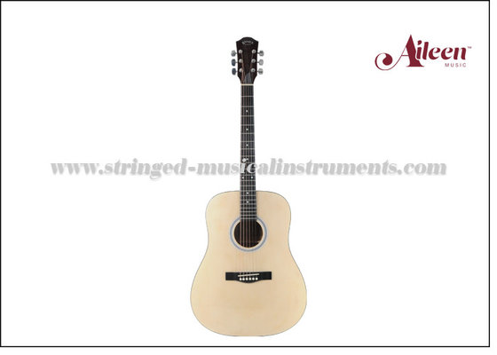 41" Chrome plated Dreadnought Fine Fretted String Instruments OEM Acoustic Guitar ( AF29 )