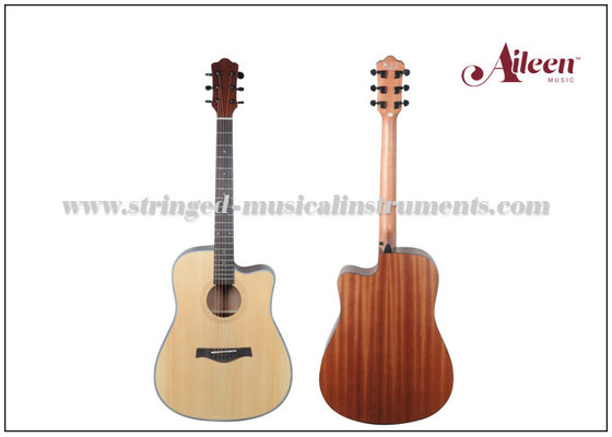 41" Spruce plywood , top  Rosewood Fingerboard and Black ABS binding Acoustic Guitar