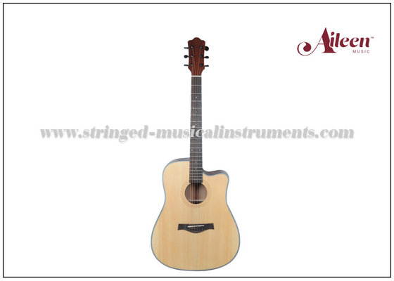 41" Spruce plywood , top  Rosewood Fingerboard and Black ABS binding Acoustic Guitar