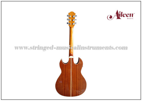 Double cutaway Sapele Plywood , Fingerboard Rosewood 40" 648mm length with ABS Acoustic Guitar