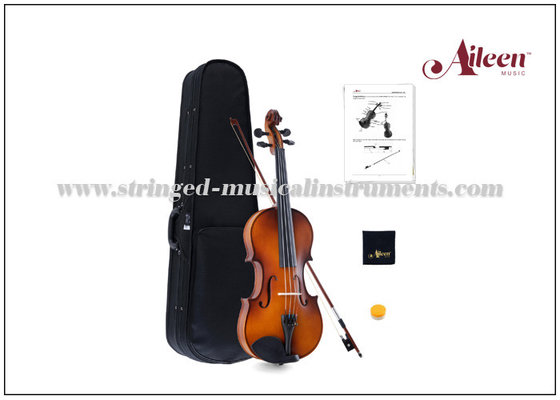 Reddish / Matt Brown Color Musical Instruments Violin For Beginners / Student 1/16 - 4/4 Size