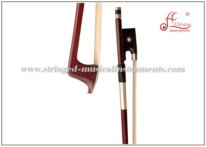 Brazilwood Violin Bow , Parisian Eye Silver Plated Wire Grip Full Size Violin Bow