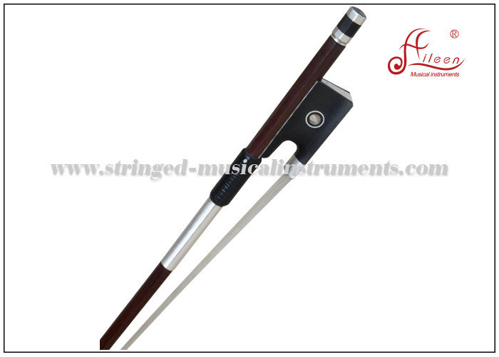 Sandalwood Octagonal Violin Bow , Imitation Whale Bone Violin Bow Parts