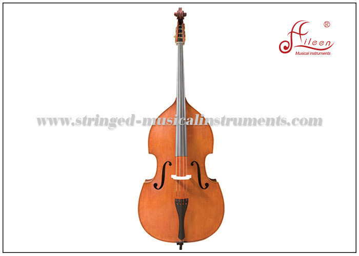 3/4 1/2 Acoustic Double Bass , Arched Flamed Laminated Back Upright String Bass