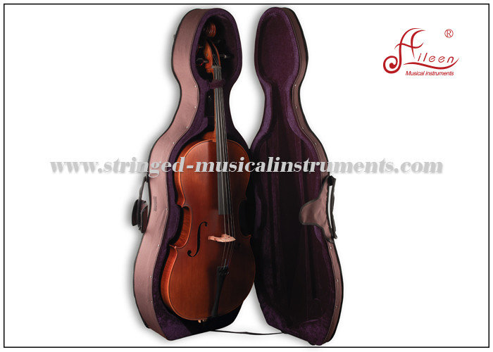 Foam Lined Musical Instrument Case for Cello Shock Proof  4/4 - 1/8 Size Available