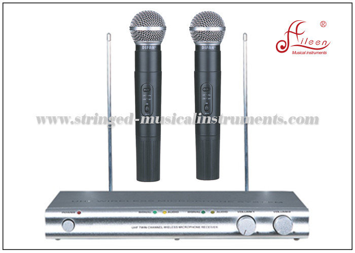 VHF 230 - 270MHz Fixed Channel FM Hanheld Audio PA Systems VHF Wireless Microphone