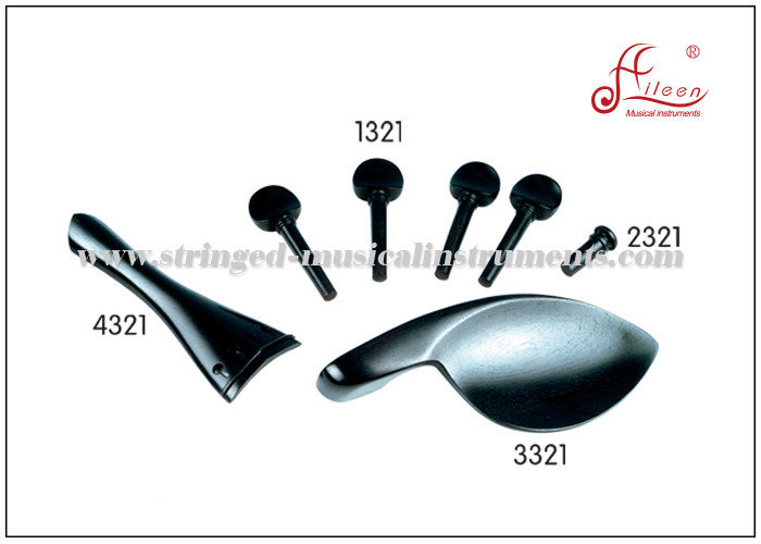 String Instrument Parts , Middle Grade 4/4 Size Ebony Wood Violin Bow Accessories