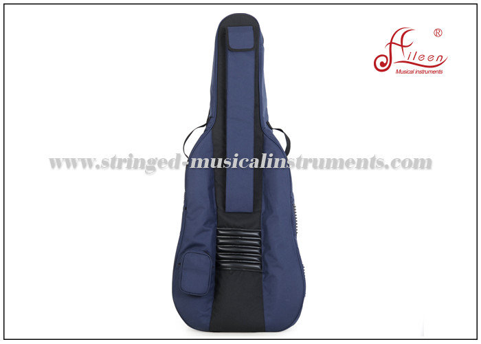 4/4 - 1/2 Nylon Oxford Exterior Foam Cello Bag With Three Handles
