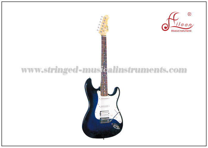 Classic "S" Style Tremolo Music Electric Guitar with 1x volume , 2 x Tones Controls