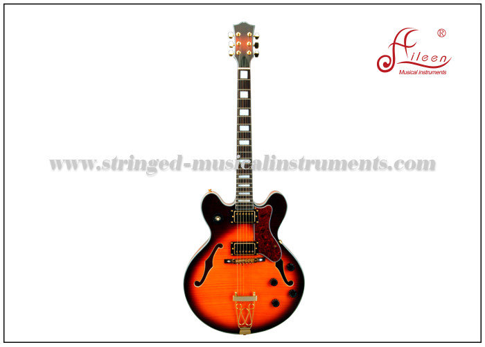 Double Cutaway Music Electric Guitar Jazz bridge Hollow Body Electric guitar Jazz series