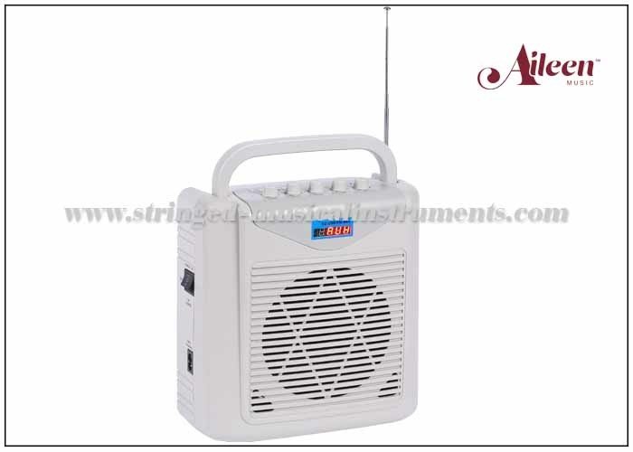 1x6" Speaker unit SD Card connector FM radio amplifier with VH F175~276 MHz Wireless receiver