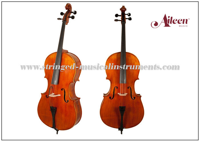 Professional Musical Instrument Cello High Grade Handmade Flamed Oil Varinsh ebony parts Cello