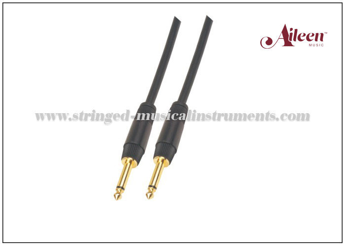 PVC Black Guitar Link Cable 64 x 0.12 Spiral Shield Guitar Cable 20 x 0.12 OFC Conductor