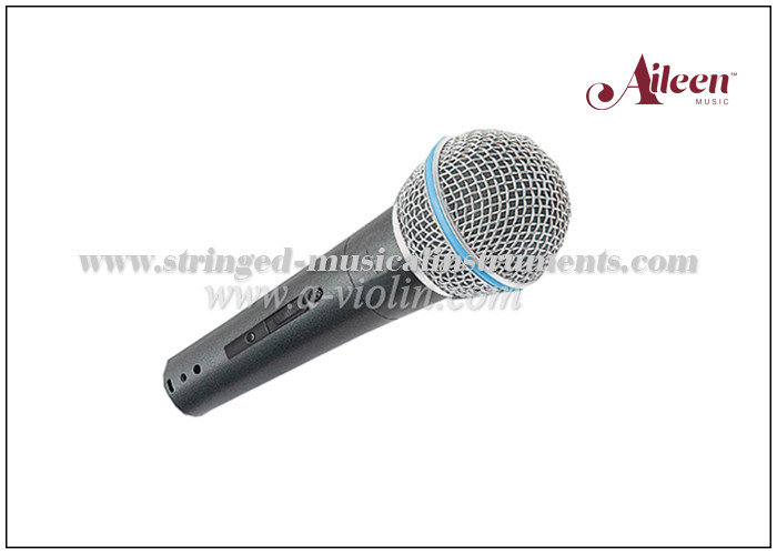 ISO9001 Audio PA Systems Moving coil 4m Cable Uni - directivity Wired Metal Microphone