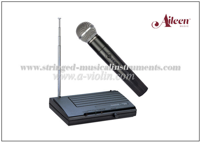 Black Single Receiver FM FM VHF Audio PA Systems Hanheld / Headset / Clip mics