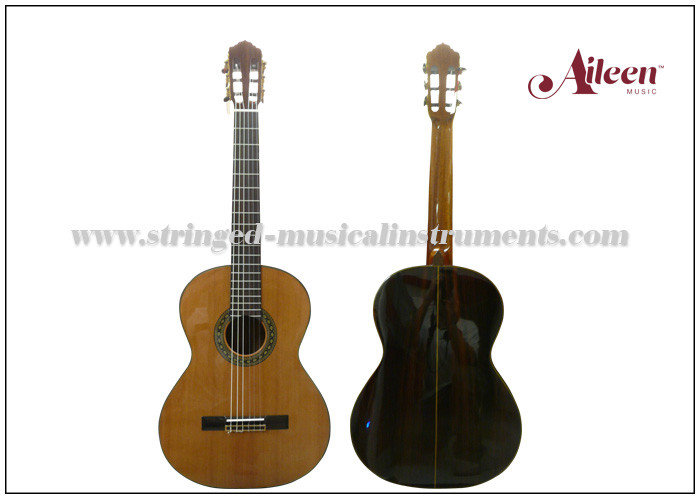 39" High End Vintage Solid Cedar Top Classical Electric Guitar ( ACM30B )