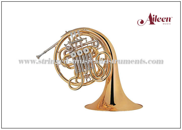 Alex Style High Grade 4-Keys Double Brass French Horn Lacquered F/Bb Tone