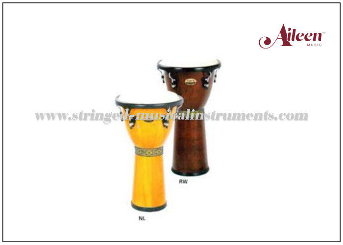 White Toon Wood Djembe Drum Percussion Musical Instruments For African Drumming Music