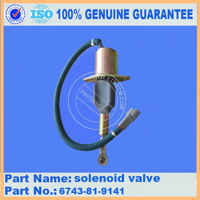 large stock KOMATSU EXCAVATOR solenoid valve 6743-81-9141 PC300-7