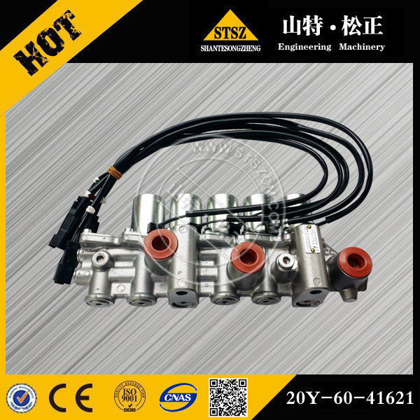 20Y-60-41621 20Y-60-41620 solenoid valve assy for pc200-8 komatsu excavator parts