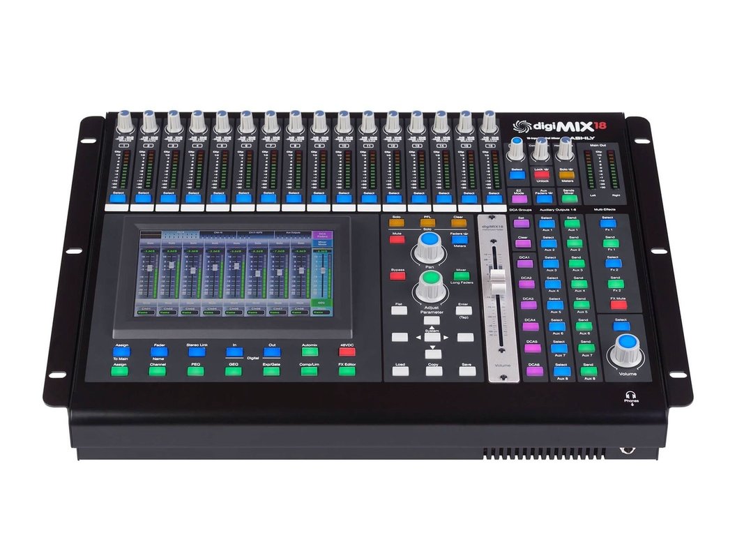 WhatsApp US +2207790958  For Ashly DigiMIX18 18-Channel Digital Mixer/2 x XLR Outputs/2 x 1/4 inch Outputs