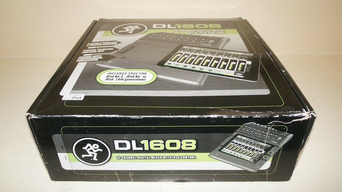 Contact us on WhatsApp Us +2207790958 For Mackie DL1608 16 Channel Live Sound Digital Mixer w