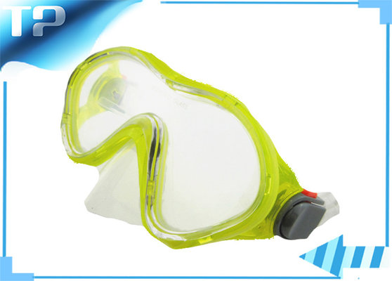 Professional Silicone Full Face Diving Mask / Aqualung Dive Gear For Youth