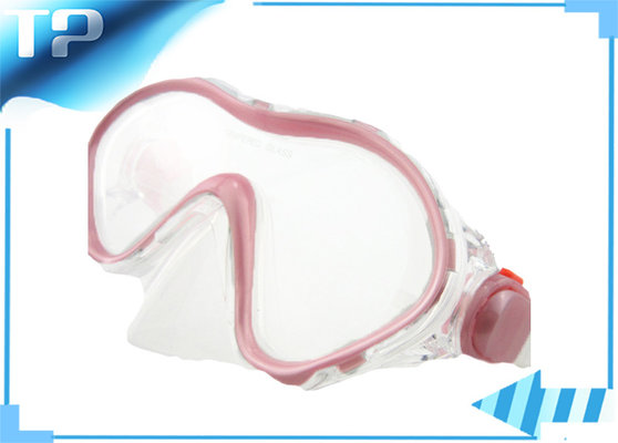 Fashion Design Pink Aqualung Dive Mask  With Large Version For Diving Scuba
