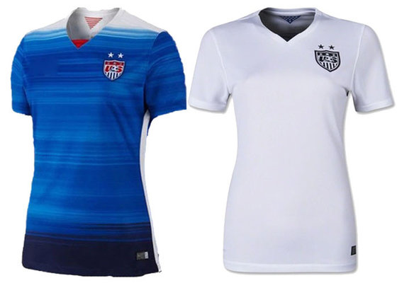 USA National Team Blue Womens Soccer Jerseys Football Team Uniform
