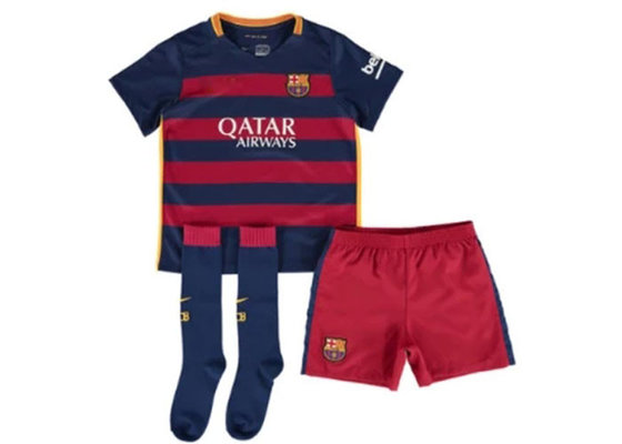 Youth Kids Soccer Jerseys Shorts Socks   Barcelona 10 MESSI Blue Red Home