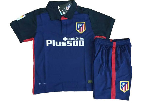 Official Kids Soccer Jersey 15-16 Atletico Madrid Brand , Soccer Jersey Kids Set