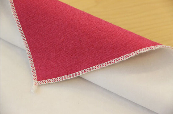 Warm and Breathable Compound knitted Wool Jacquard Fabric Red 1.48m Width