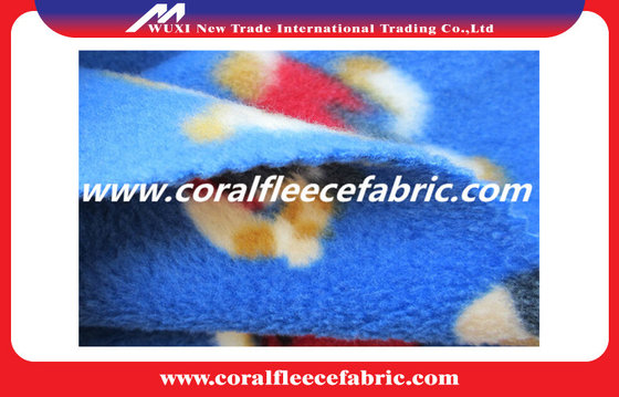 Animal Printing Baby Blanket  Polar Fleece Fabric / Anti-Static Knitted Coral Polar Fleece