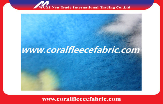 Blanket  &  Jacket Material Knitting Polar Fleece Fabric with Double Face and Custom Printed