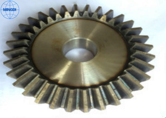 Left Hand Direction Brass Screw / Spiral Bevel Gear High Precision Transmission