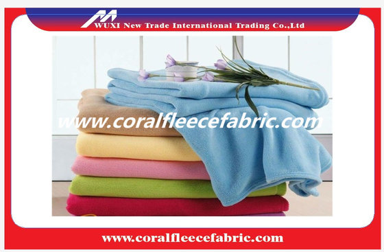 Beautiful Knit Coral Fleece Fabric for Bags / Shoes / Nightwear Material