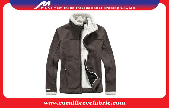 Polyester and Cotton Winter Long Trench Jacket ,  Warm Polar Fleece Jacket for Women