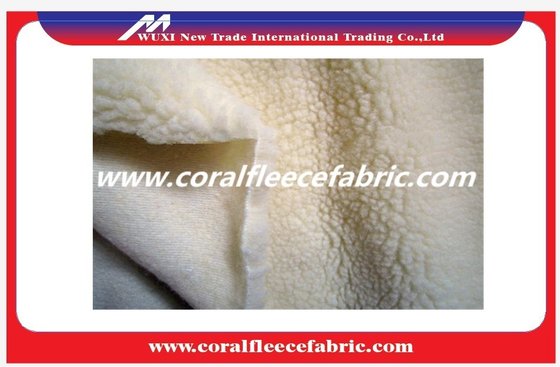 Multi color Winter Coat and Shoes Lambs Wool Fabric / WOOL Fleece Fabrics