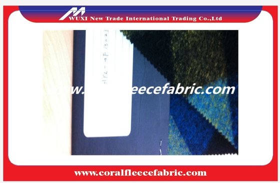 Custom Printing / Pattern Wool Jacquard Fabric for Women's Winter Overcoat or Hats